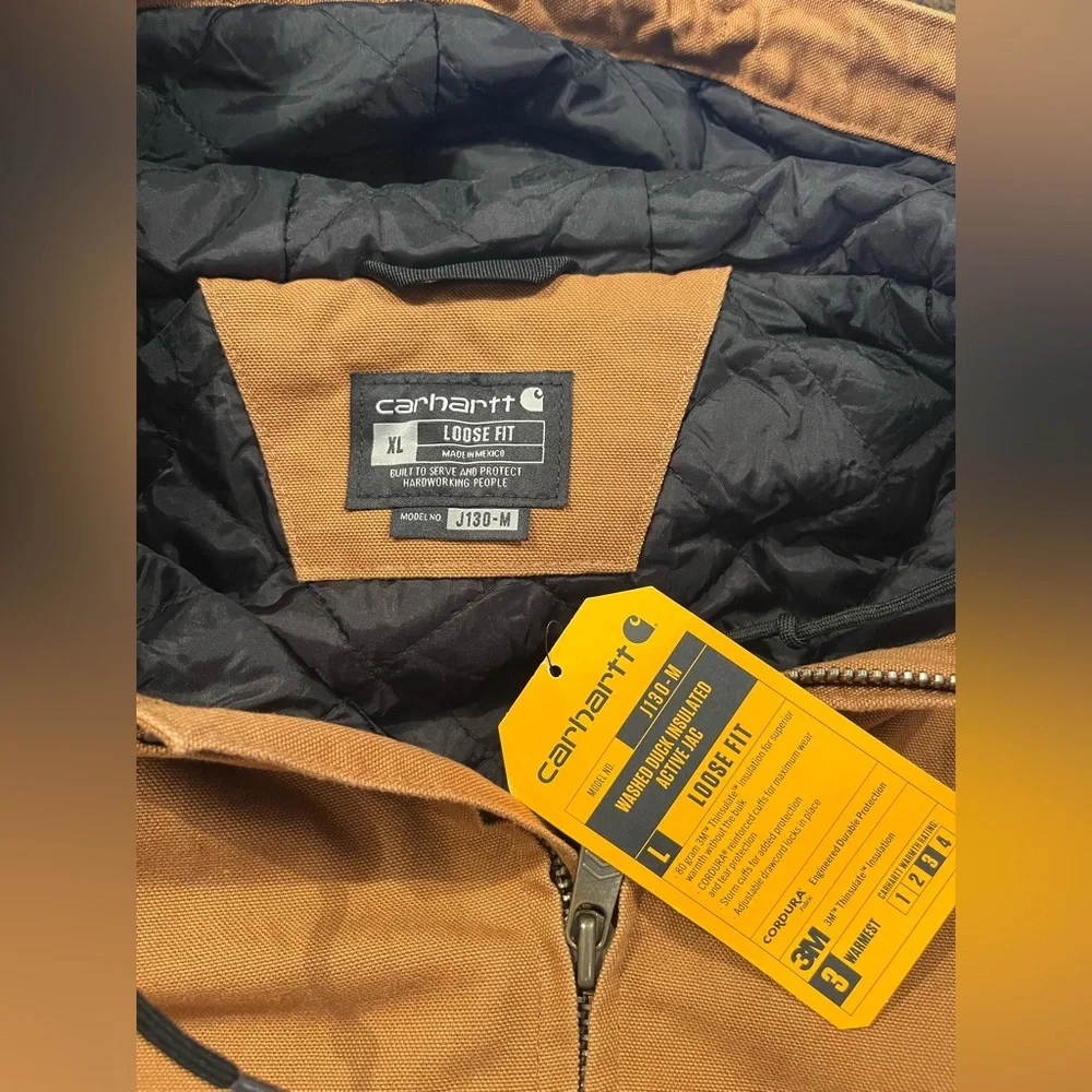 Carhartt | Jackets & Coats | Nwt Carhartt Mens Insulated Active Jacket ...